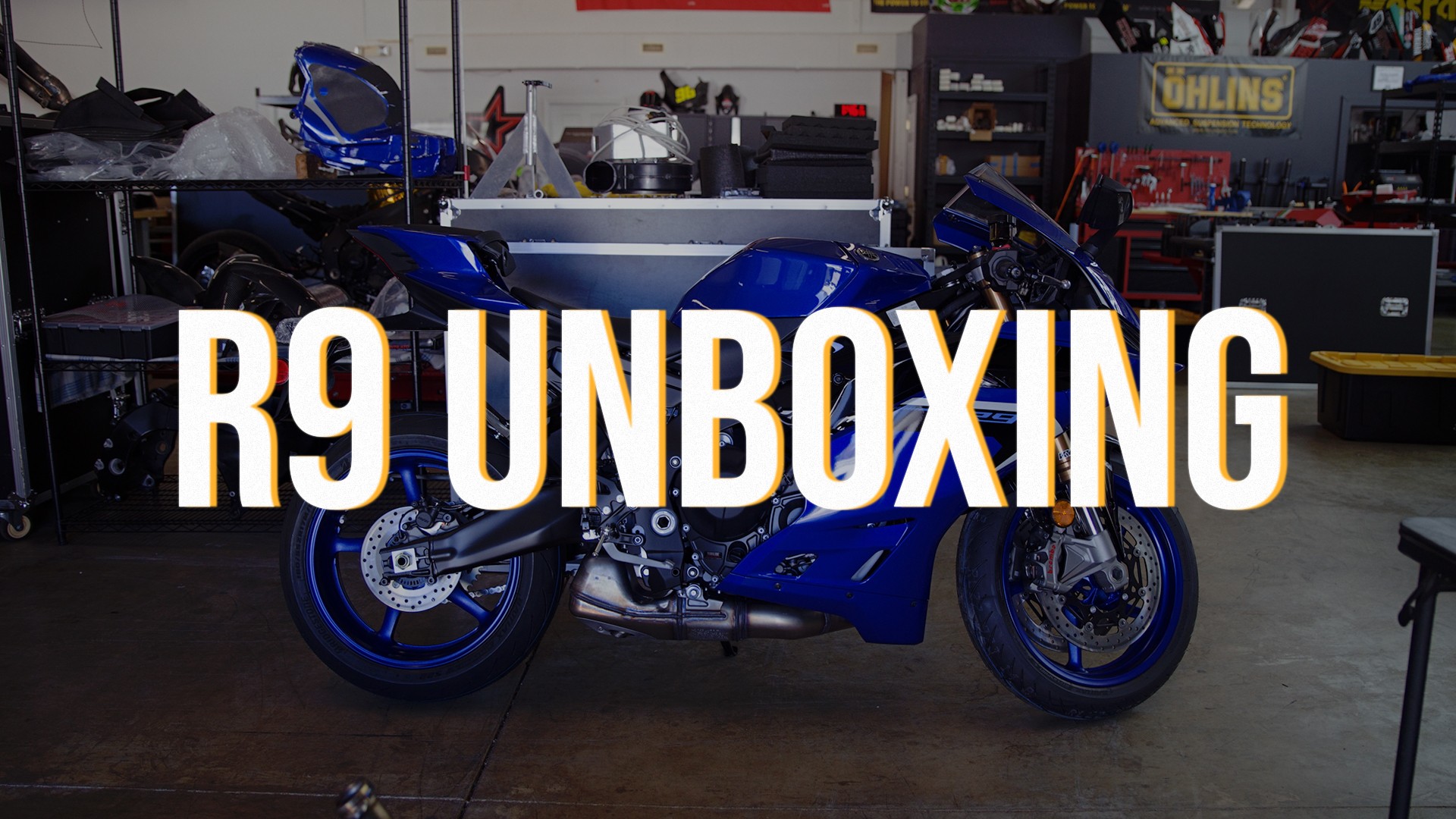 2025 Yamaha YZF-R9 Supersport Project! Unboxing From The Crate, Stock Dyno and Weigh-in!
